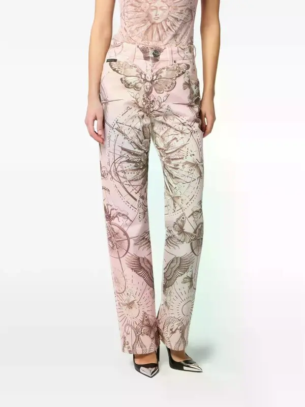 Philipp Plein Printed Jeans