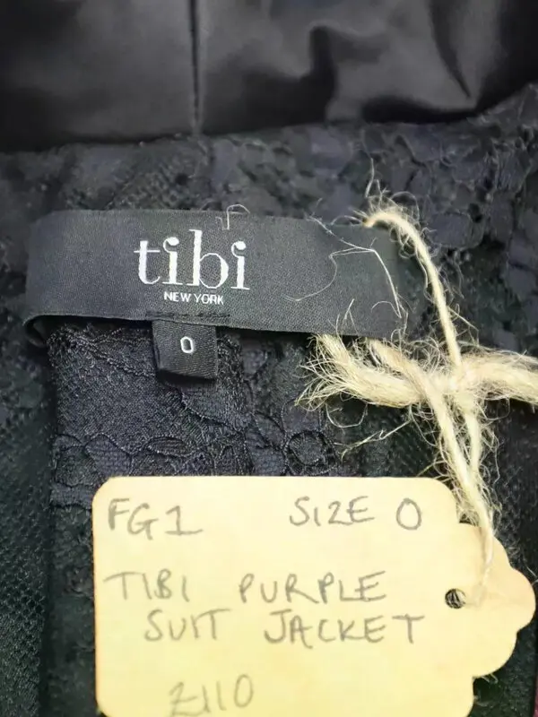 Tibi Velvet Contrasting Lapel Suit