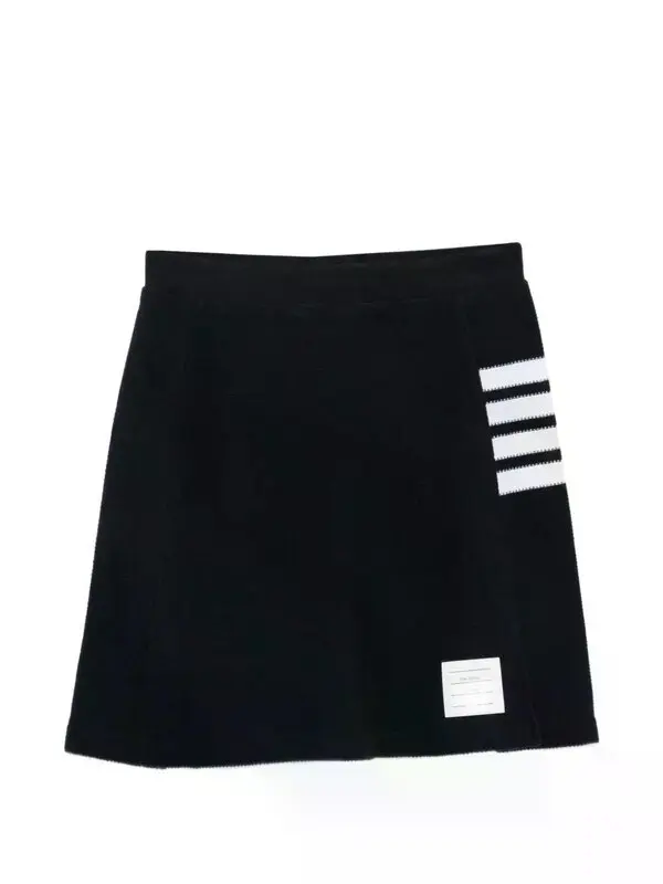 Thom Browne 4-bar Piqué Mini Skirt - Blue