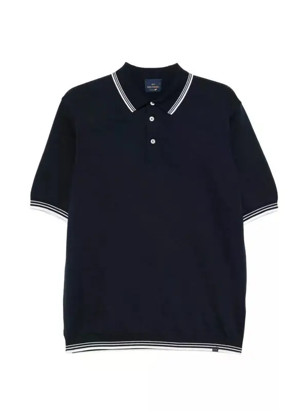 Paul & Shark Striped-trim Polo Shirt