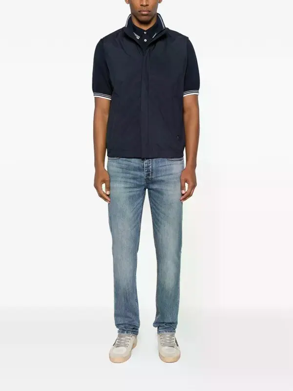 Paul & Shark Striped-trim Polo Shirt