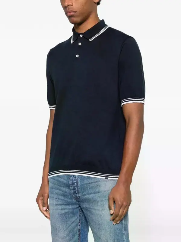 Paul & Shark Striped-trim Polo Shirt