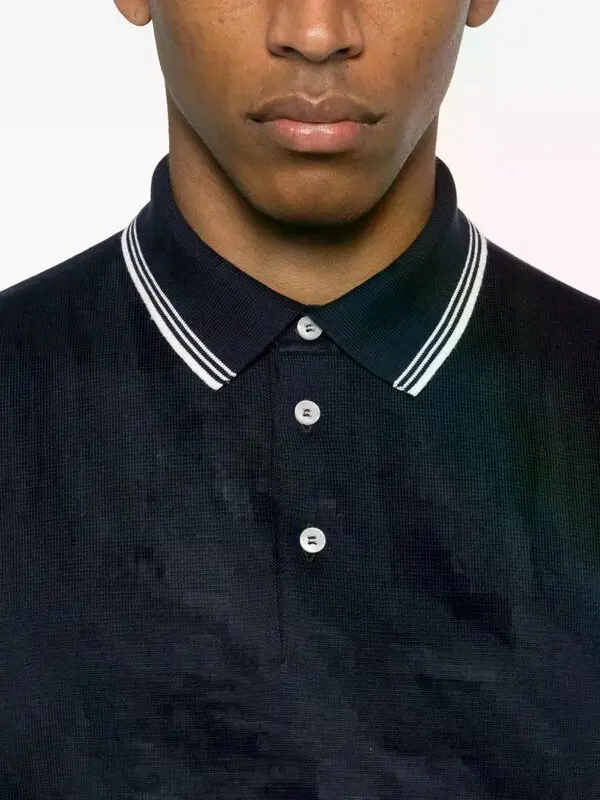 Paul & Shark Striped-trim Polo Shirt