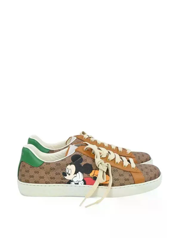 Gucci X Disney Ace Sneakers - Brown