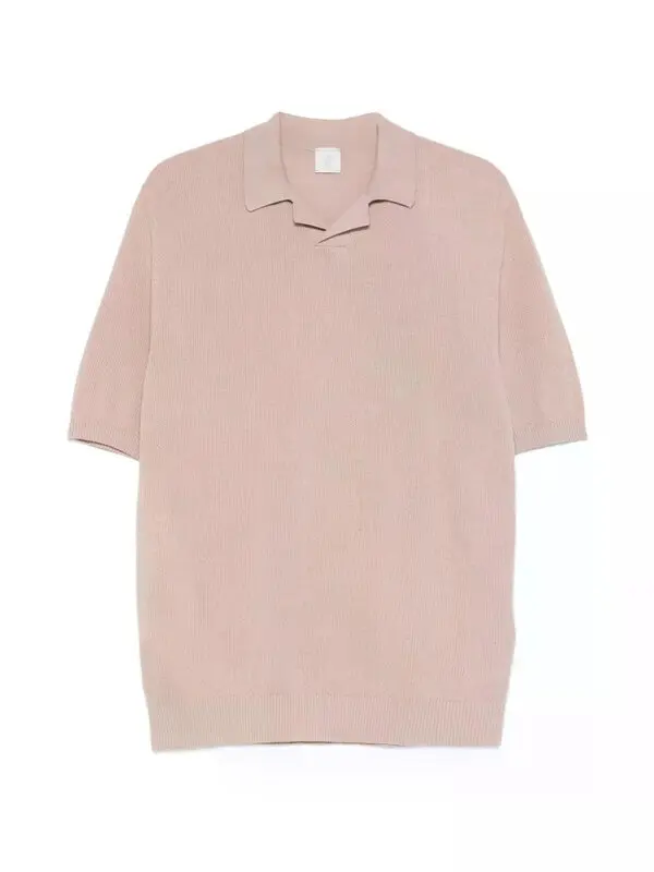 Eleventy Collared Short-sleeve T-shirt - Neutrals
