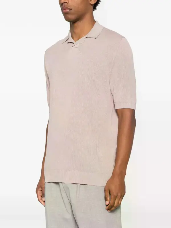 Eleventy Collared Short-sleeve T-shirt - Neutrals