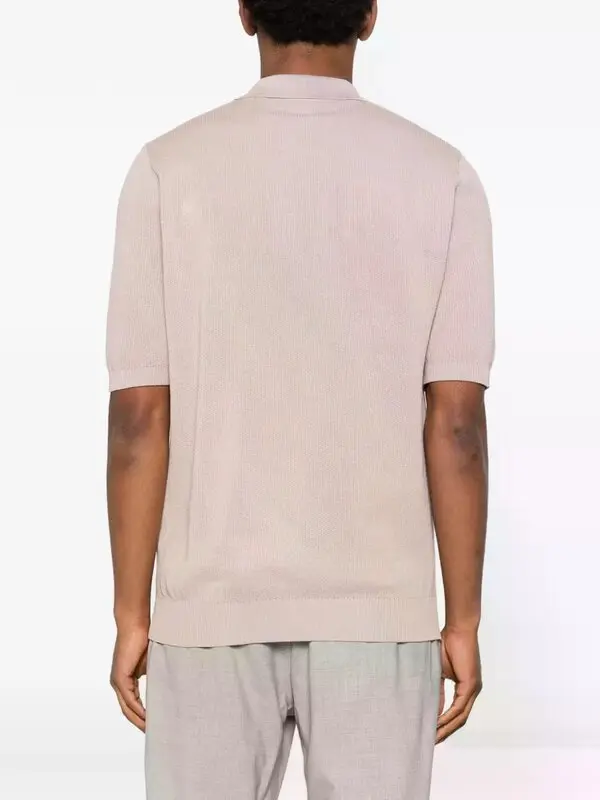 Eleventy Collared Short-sleeve T-shirt - Neutrals