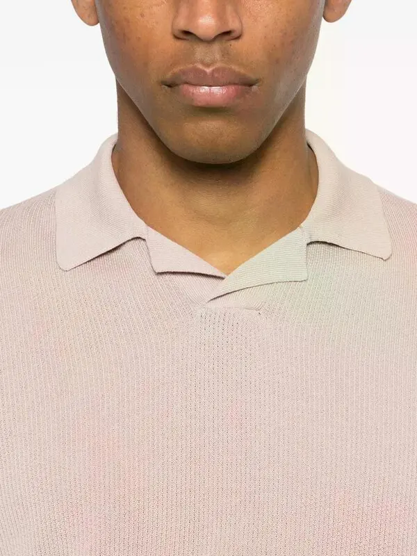 Eleventy Collared Short-sleeve T-shirt - Neutrals