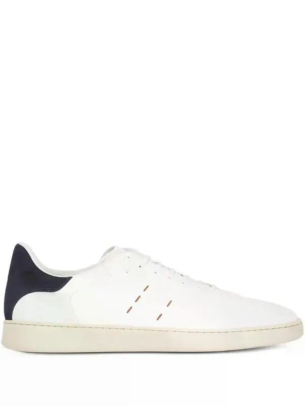 Kiton Suede Panelled Trainers