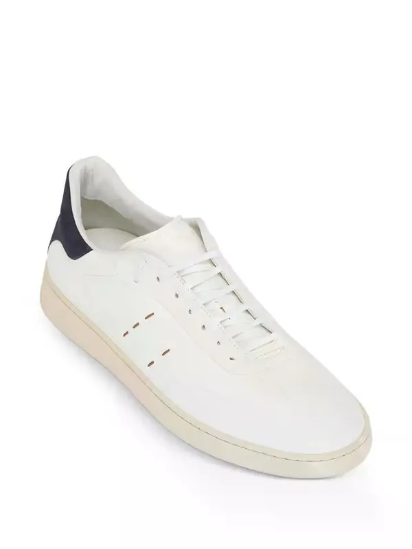 Kiton Suede Panelled Trainers