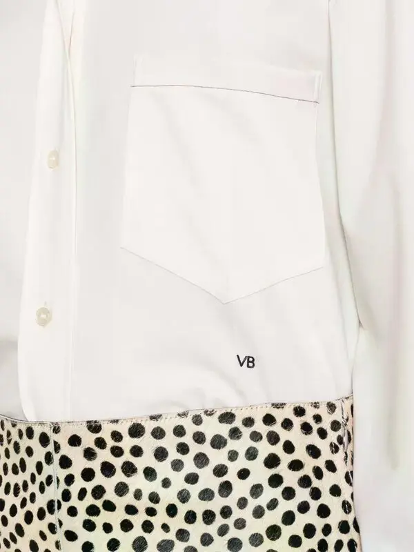 Victoria Beckham Cropped Long-sleeve Shirt