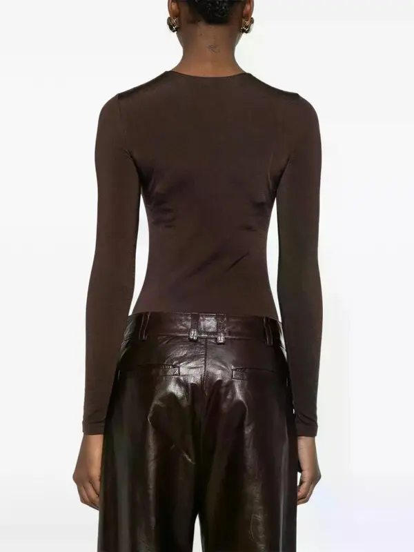 Wolford Long-sleeve Body - Brown