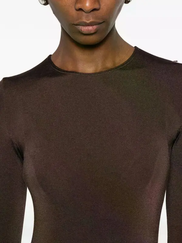 Wolford Long-sleeve Body - Brown