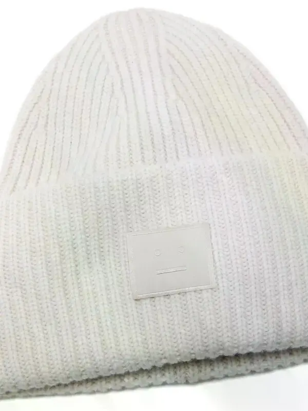 Acne Studios Ribbed-knit Beanie - Grey
