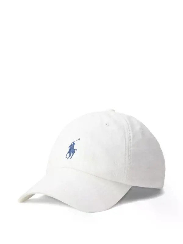 Polo Ralph Lauren Embroidered Logo Baseball Cap - White