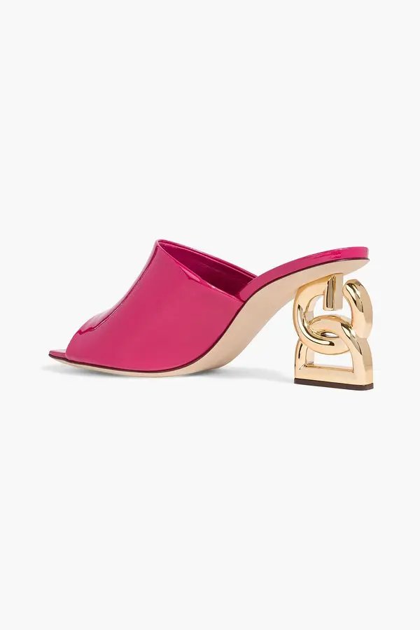 Dolce & Gabbana Patent-leather Mules