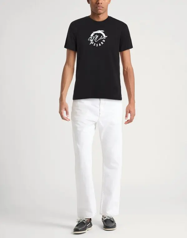 TRUSSARDI T-shirt Size Cotton - Black