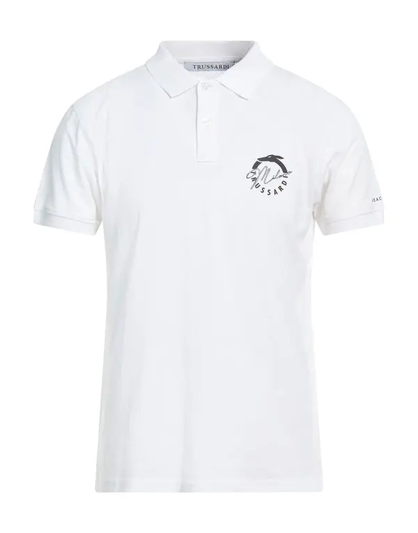 TRUSSARDI Polo Shirt Size Cotton