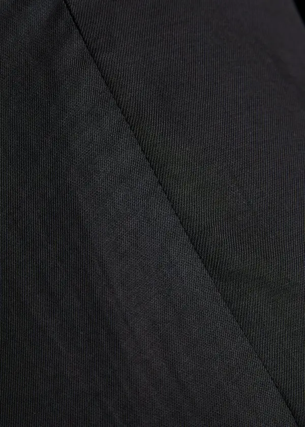 AKYN Woven Draped Blouse