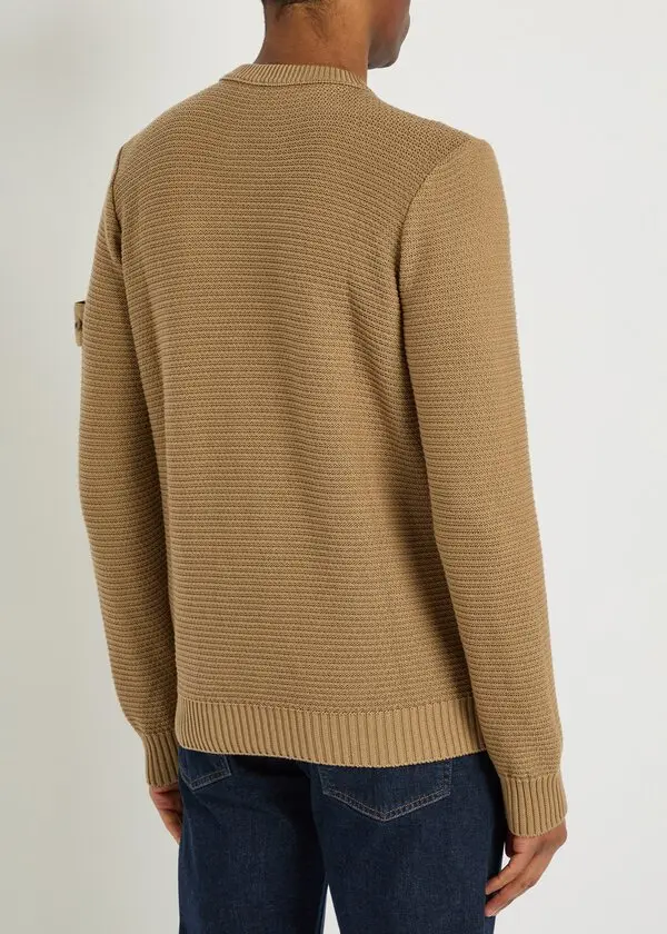 Stone Island Cotton And Cashmere-blend Jumper