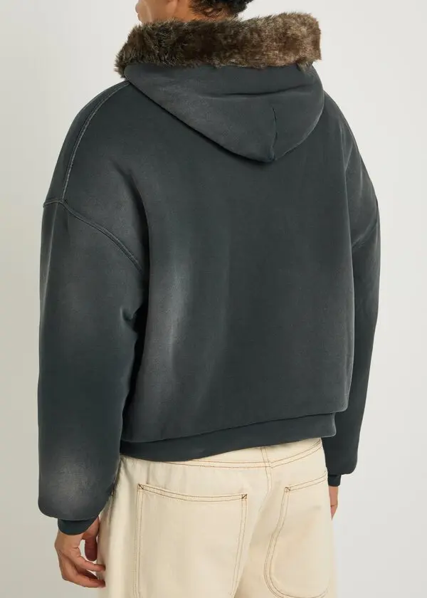 PICANTE Reversible Hooded Faux Fur Jacket