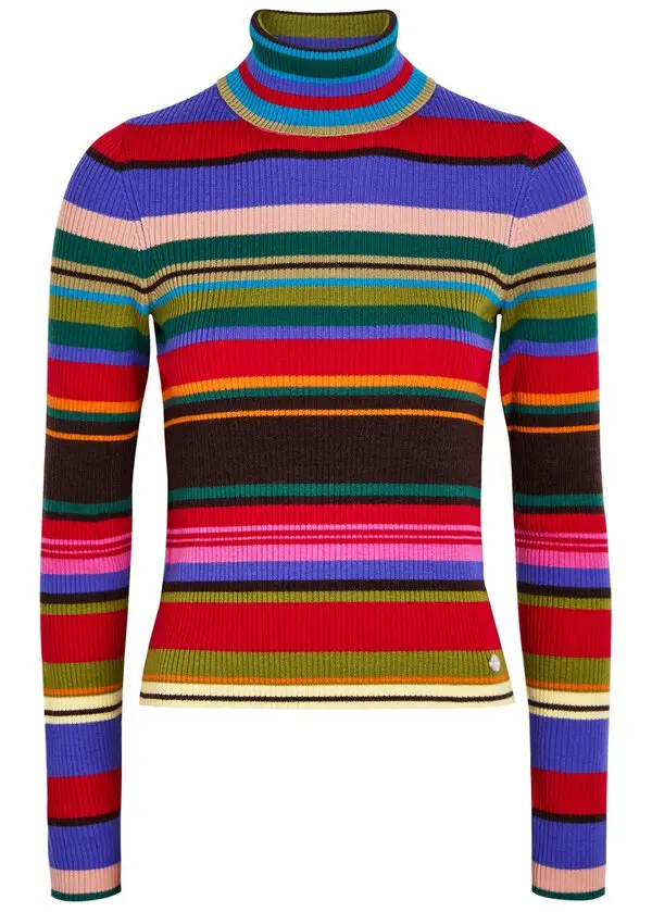 Acne Studios Kila Striped Wool Top