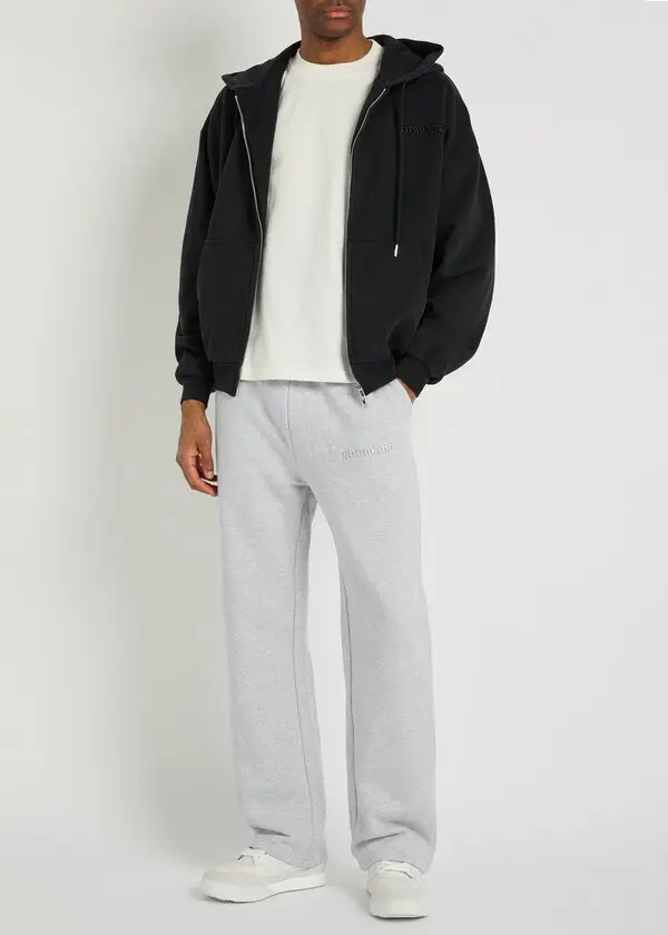 GODMADE Signature Logo Straight-leg Cotton Sweatpants