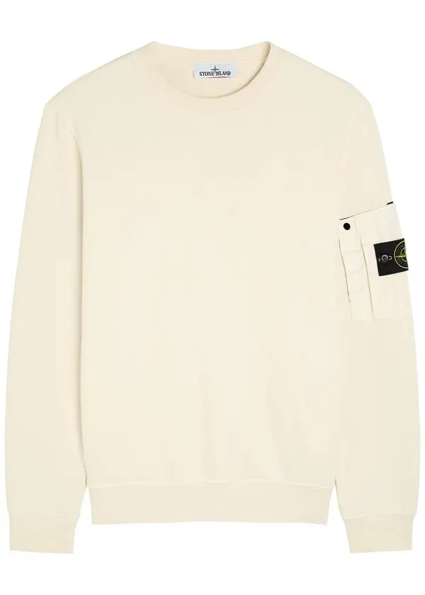 Stone Island Logo Cotton Sweatshirt