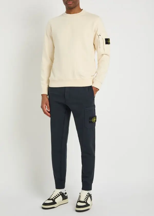 Stone Island Logo Cotton Sweatshirt