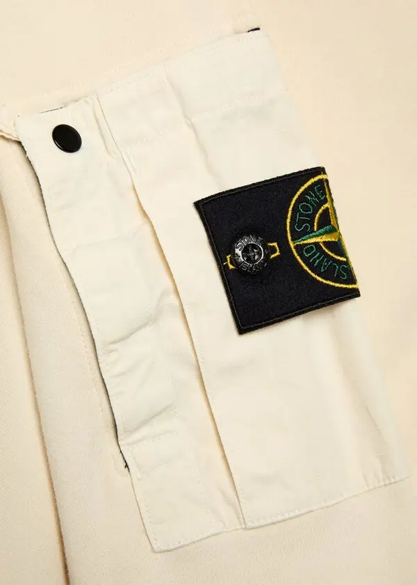 Stone Island Logo Cotton Sweatshirt