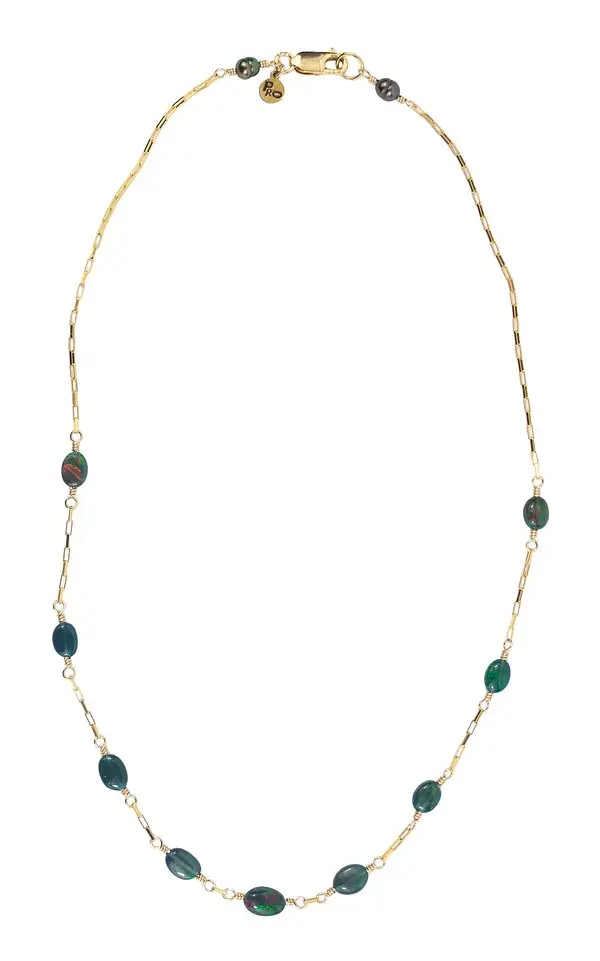 PRESLEY OLDHAM Flurry Necklace - Blue