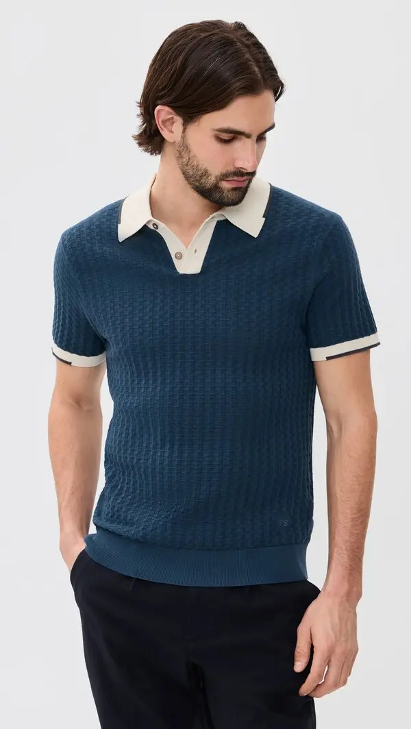 Paul Smith Short Sleeve Polo Sweater