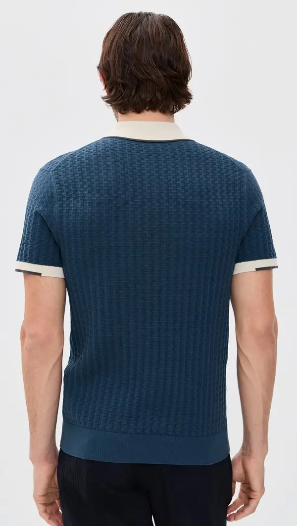 Paul Smith Short Sleeve Polo Sweater