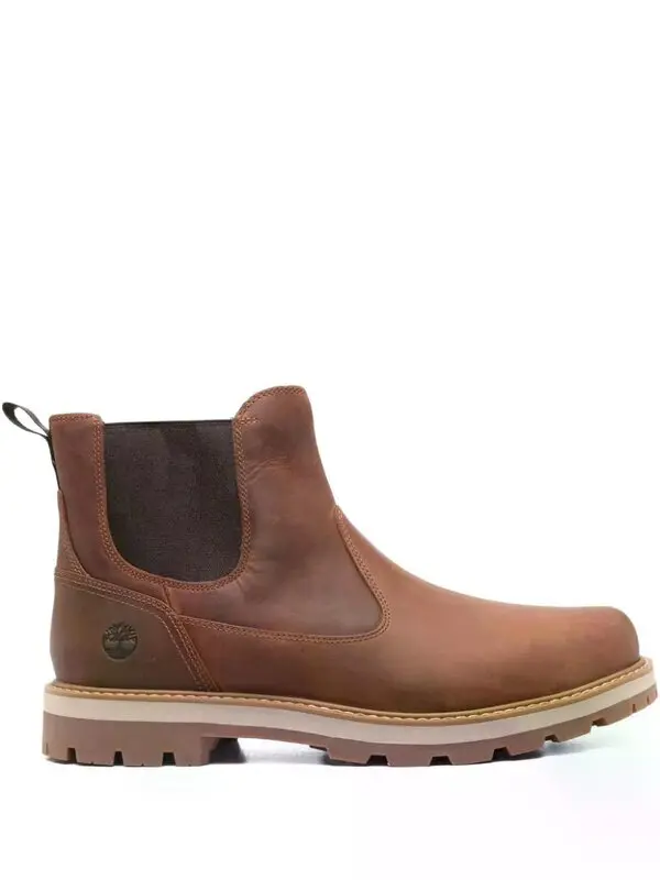Timberland Logo-embossed Leather Chelsea Boots