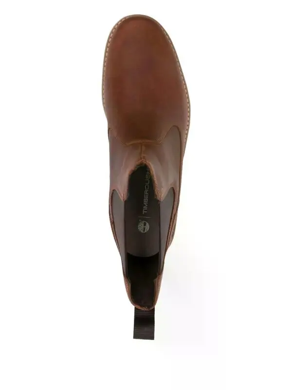 Timberland Logo-embossed Leather Chelsea Boots