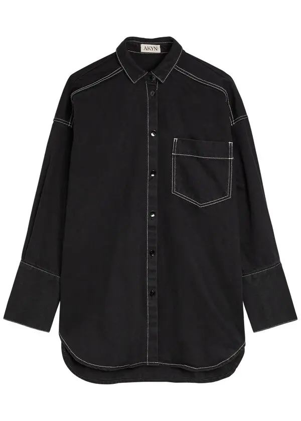 AKYN Fenella Denim Shirt - Black