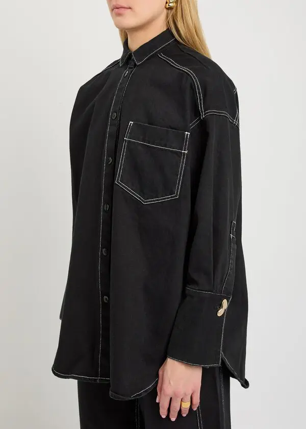 AKYN Fenella Denim Shirt - Black