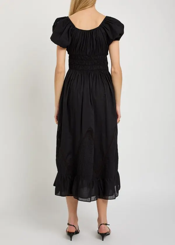faithfull the brand terina midi dress Faithfull the Brand | Dresses | New Faithfull The Brand Terina Linen Midi  Dress Sabinosa Leg Slid Floral Print