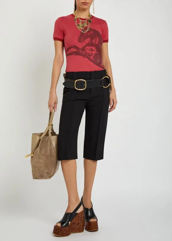 Chloé Printed Cotton T-shirt