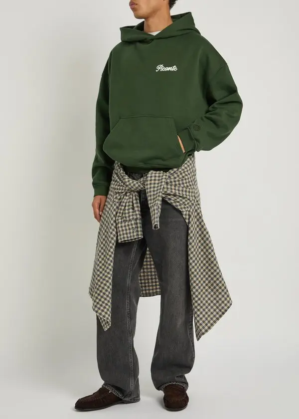 PICANTE Logo-embroidered Hooded Sweatshirt