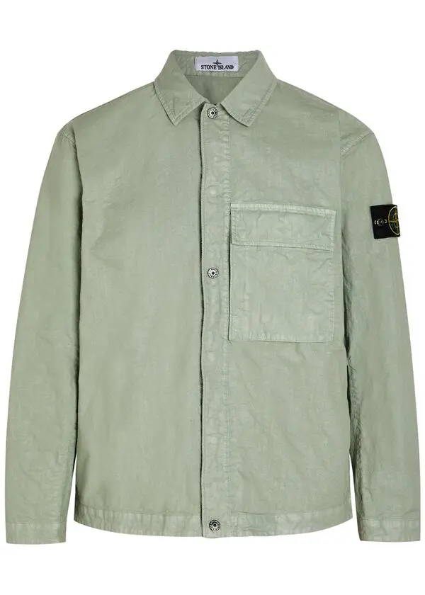 Stone Island Logo Nylon Overshirt