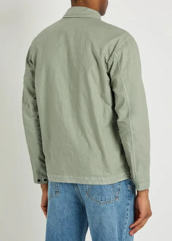 Stone Island Logo Nylon Overshirt