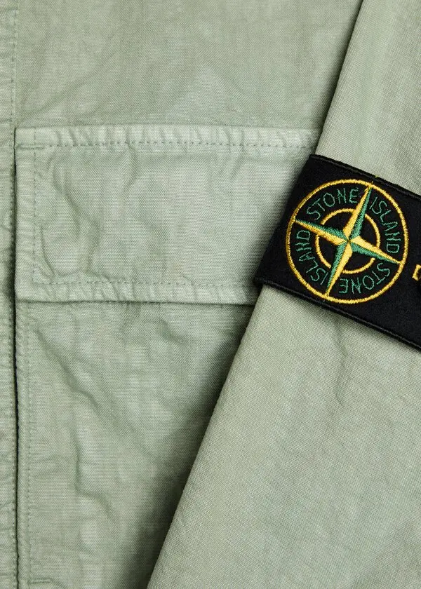 Stone Island Logo Nylon Overshirt