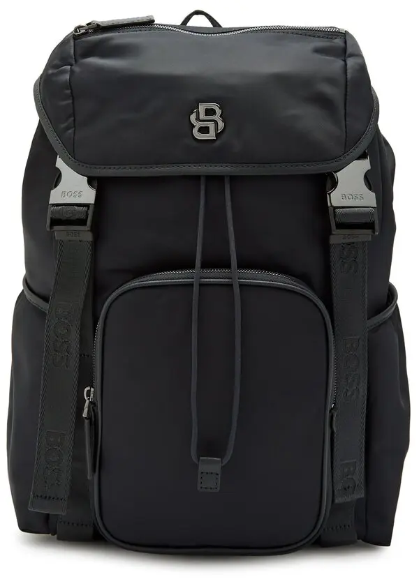 BOSS B-icon Nylon Backpack - Navy