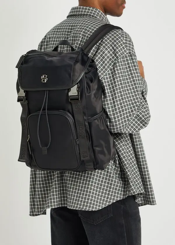 BOSS B-icon Nylon Backpack