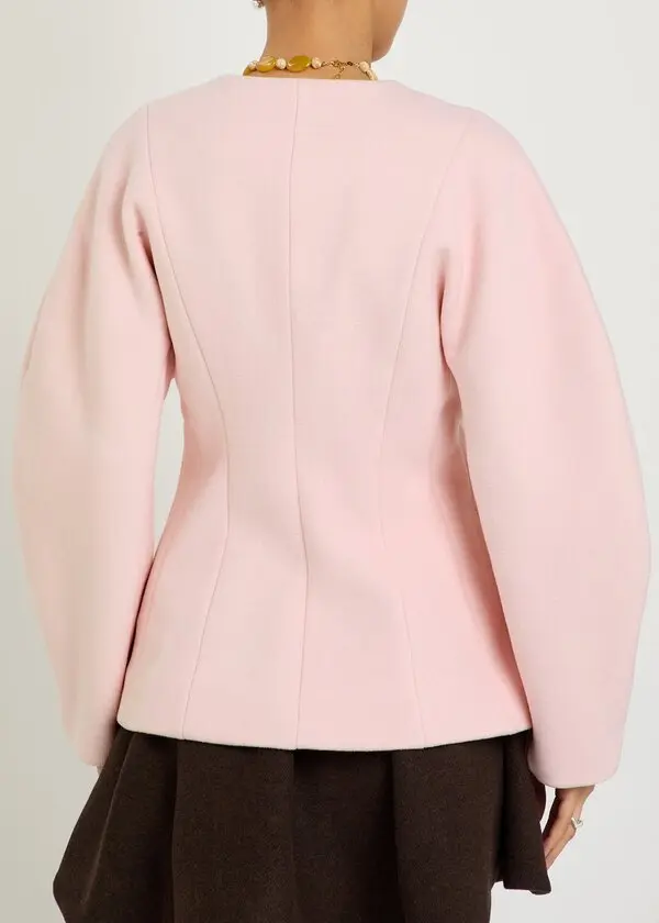 GANNI Wool And Cashmere-blend Blazer
