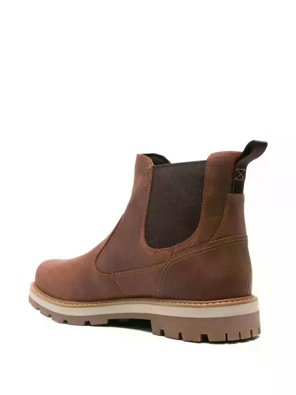 Timberland Logo-embossed Leather Chelsea Boots
