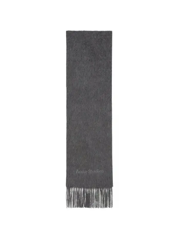 Acne Studios Fringed Scarf - Grey