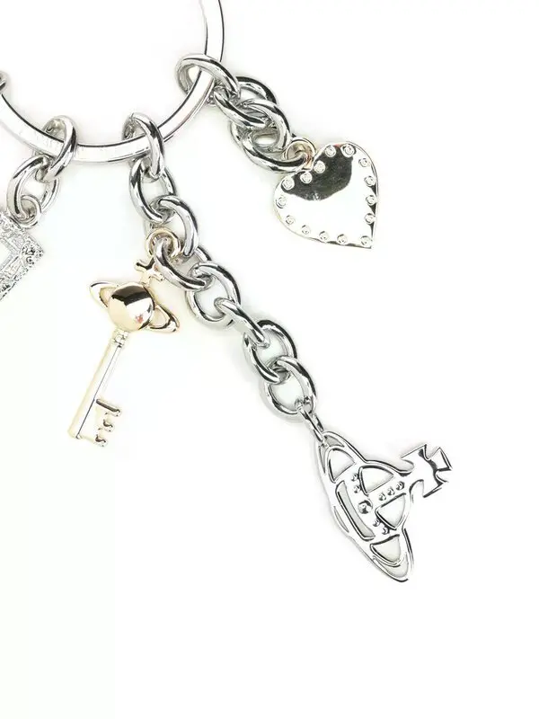 VIVIENNE WESTWOOD Multi-charm Keyring
