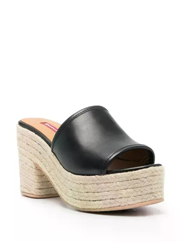 Moschino Leather Espadrilles